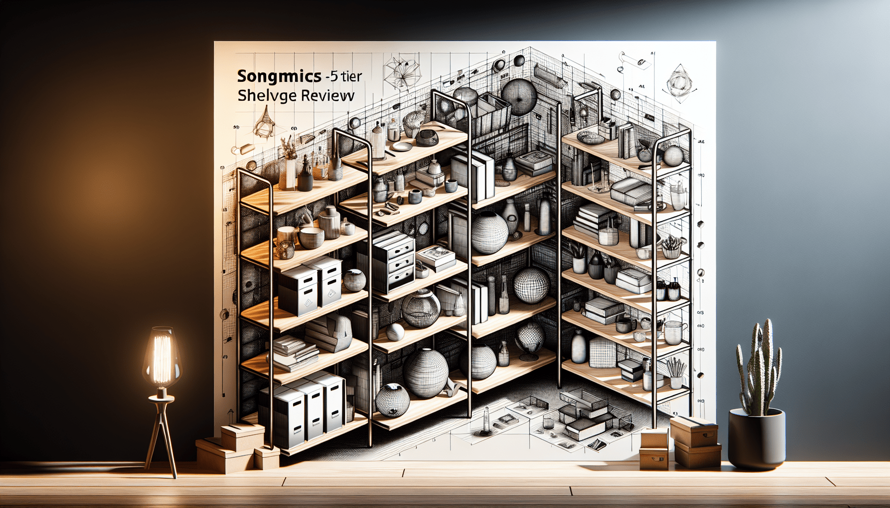 SONGMICS 5-Tier Storage Shelves Review - Garage Organization HQ