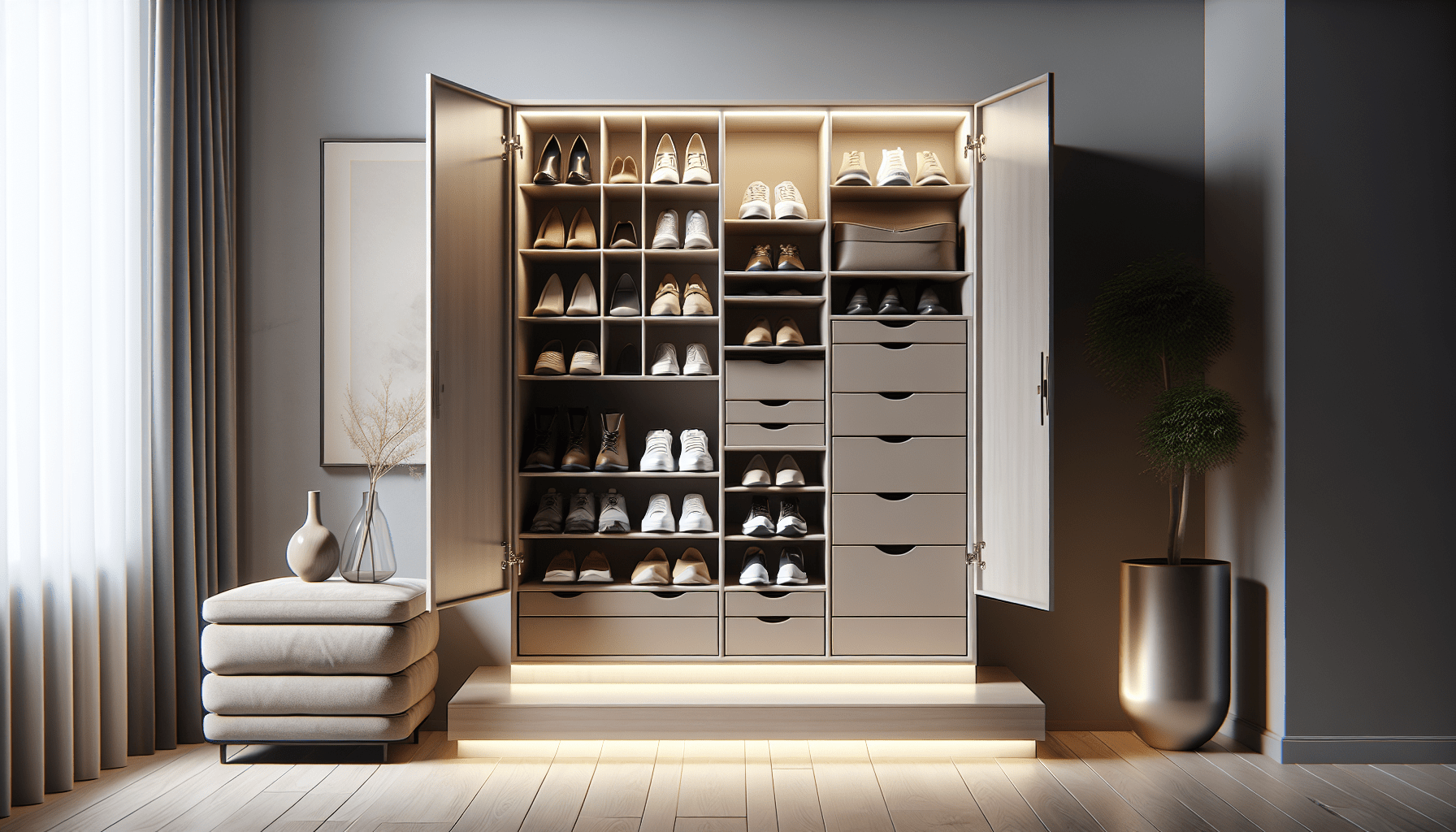 HOMIDEC Shoe Storage Cabinet Review - Garage Organization HQ