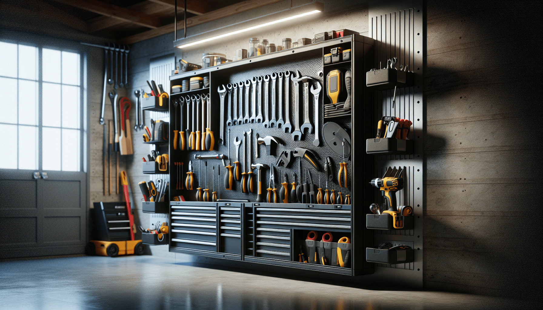 Wall-Mounted Garage Tool Organizer Review - Garage Organization HQ